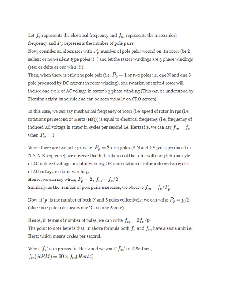 120f P | PDF | Electric Motor | Power (Physics)