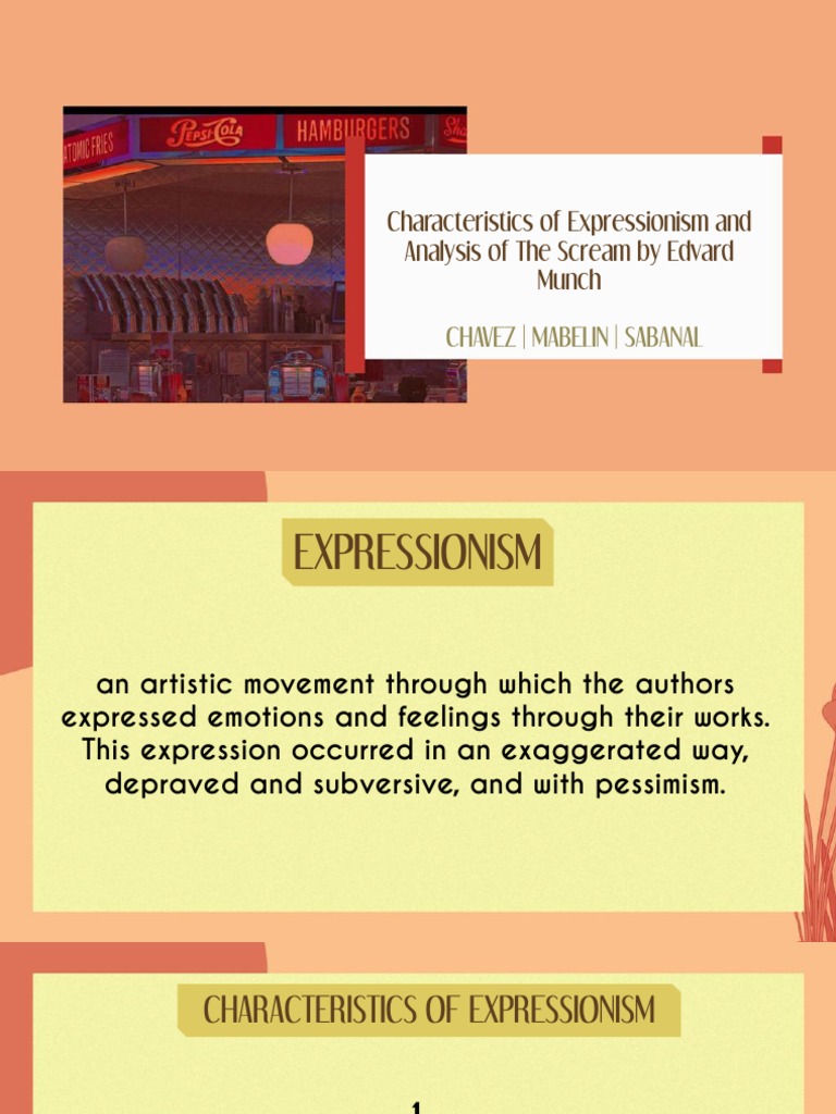 Expressionism and The Scream by Edvard Munch | PDF | Expressionism ...
