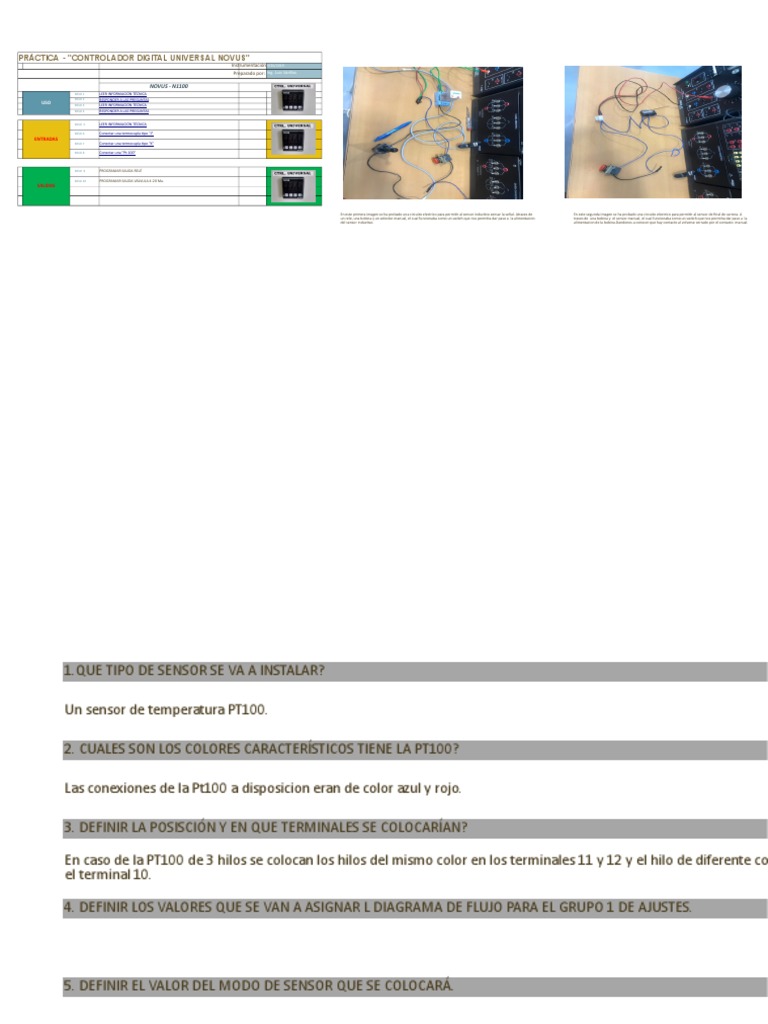Guía Controlador Digital NOVUS N1100 | PDF | Ingenieria Eléctrica ...
