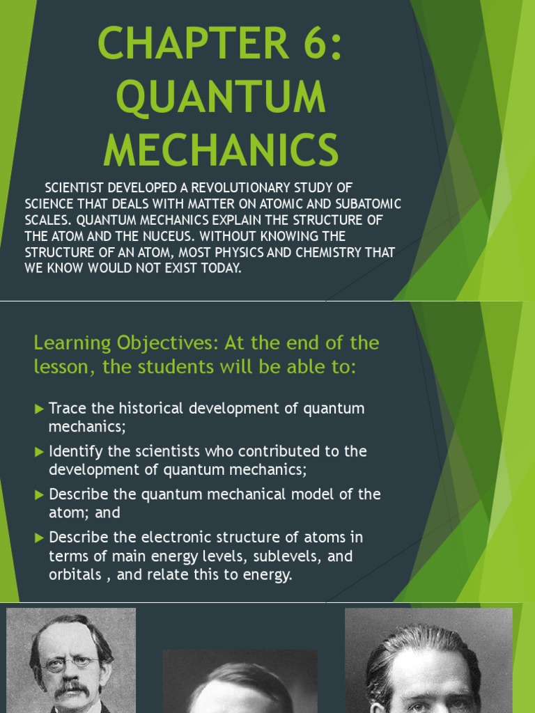 Quantum Mechanics and Atomic Structure | PDF | Atomic Orbital | Electron