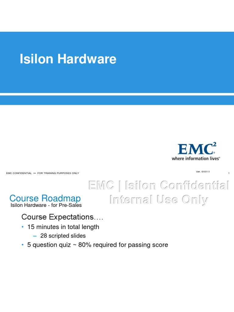 Isilon Hardware | PDF | Solid State Drive | Computer Data Storage
