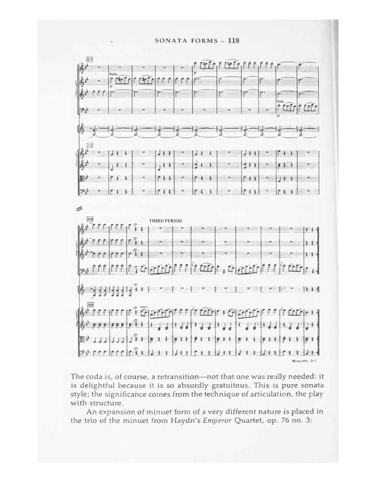 Rosen 1988 Sonata Forms Chap6 2 | PDF | Music Theory | Classical Music