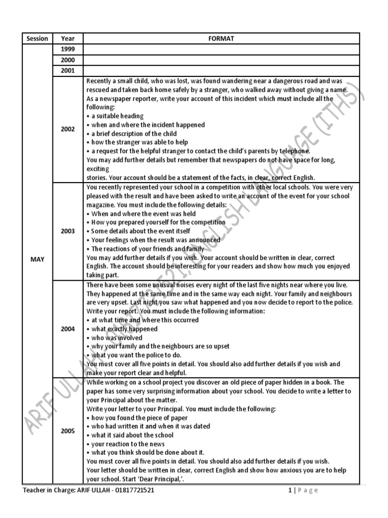Directed Writing | PDF