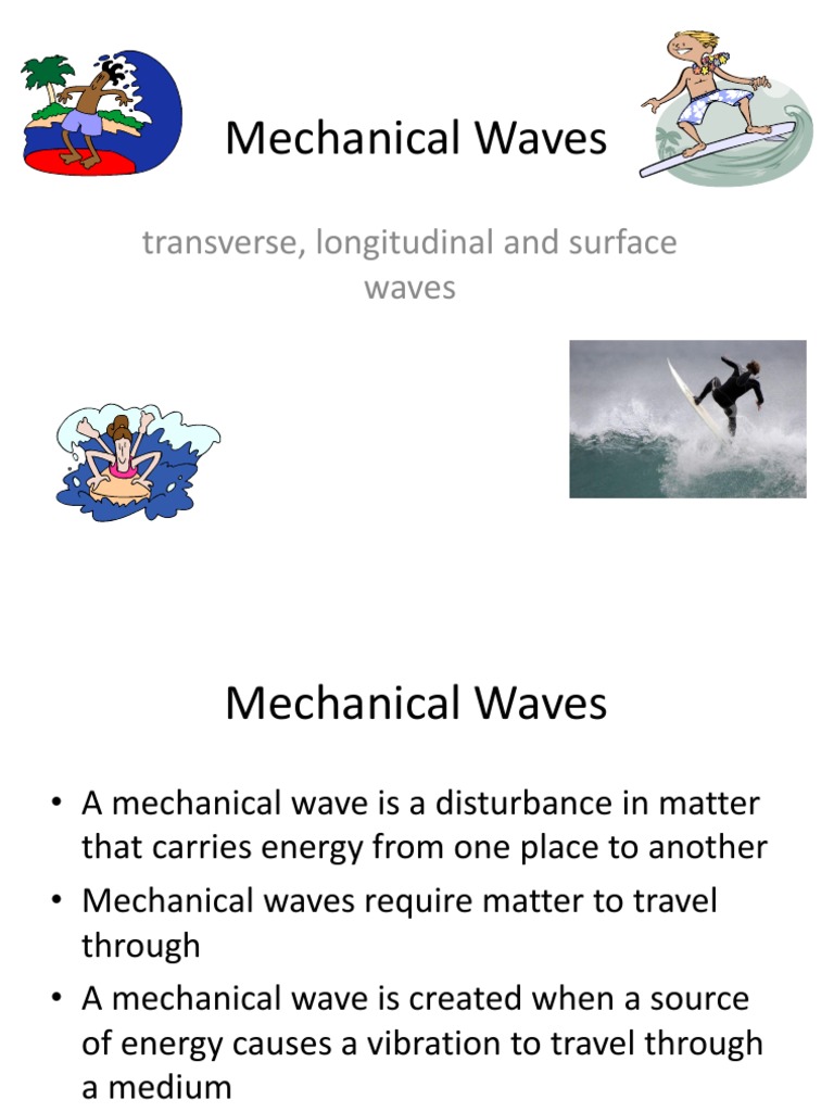 Mechanical Waves: Transverse, Longitudinal and Surface Waves | PDF ...