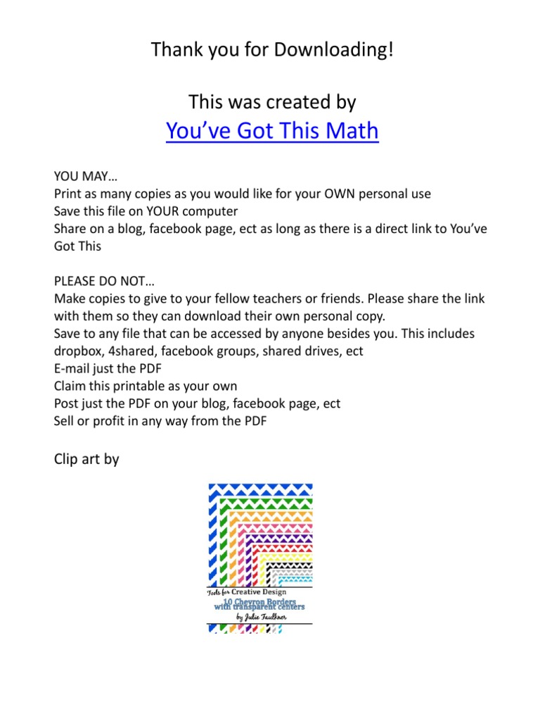 Area Model Interactive Notebook | PDF