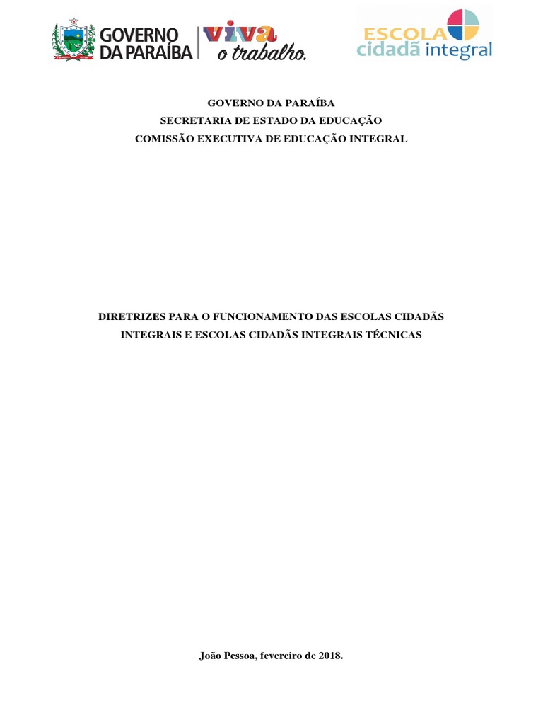 Diretrizes Das Ecis 2018-1 | PDF | Escolas | Pedagogia