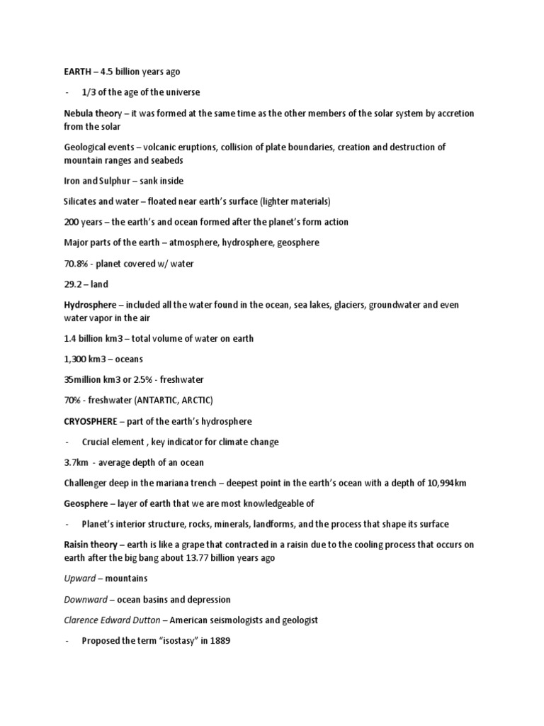 The Formation and Evolution of Planet Earth: A Comprehensive Look at ...