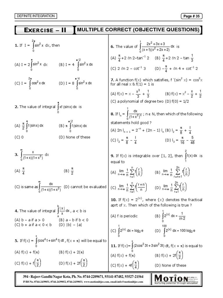 Xercise: Multiple Correct (Objective Questions) | PDF | Algorithms | Functions And Mappings