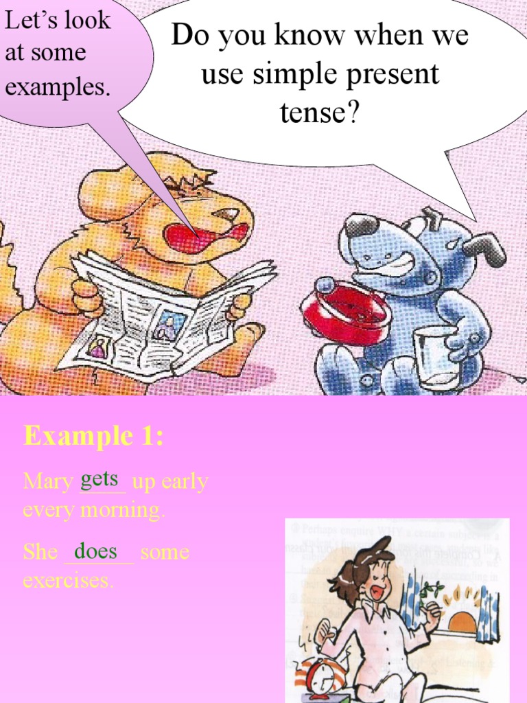 Do You Know When We Use Simple Present Tense? | PDF | Grammar | Syntax