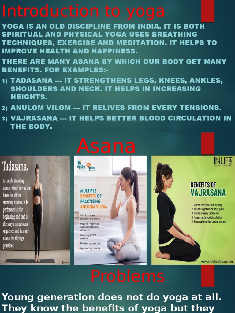 Introduction To Yoga | PDF | Yoga | Asana