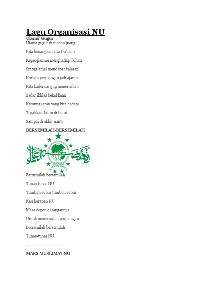 Mars Muslimat Semua | PDF