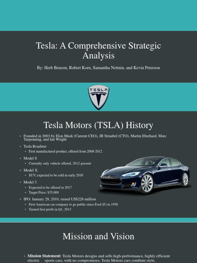 Tesla | PDF | Competition | Strategic Management