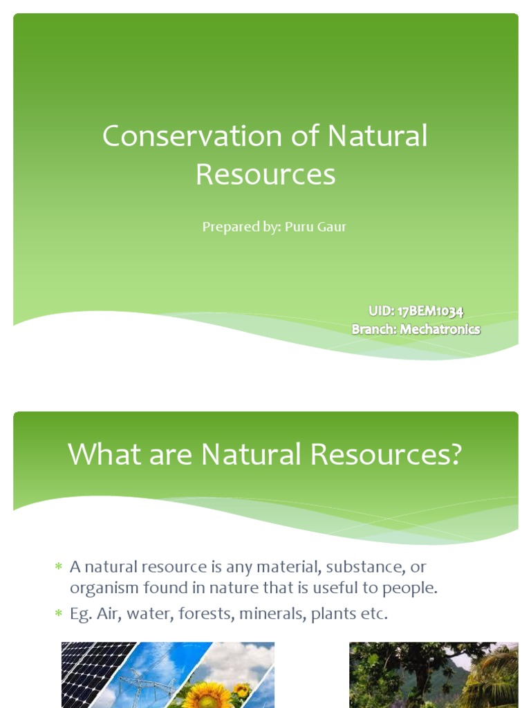 Steps To Save Natural Resources | PDF | Conservation Biology | Reuse