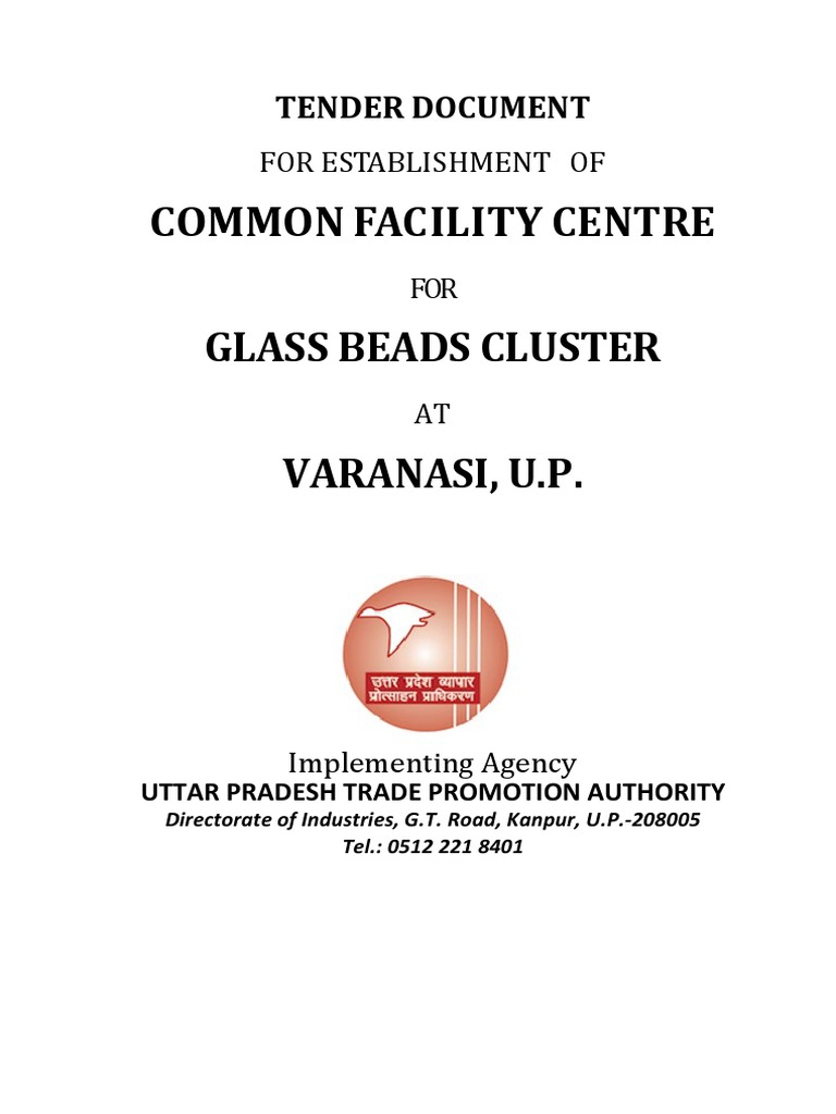 Common Fac Ility Centre Glass Beads Cluster Varanasi, U.P | PDF ...
