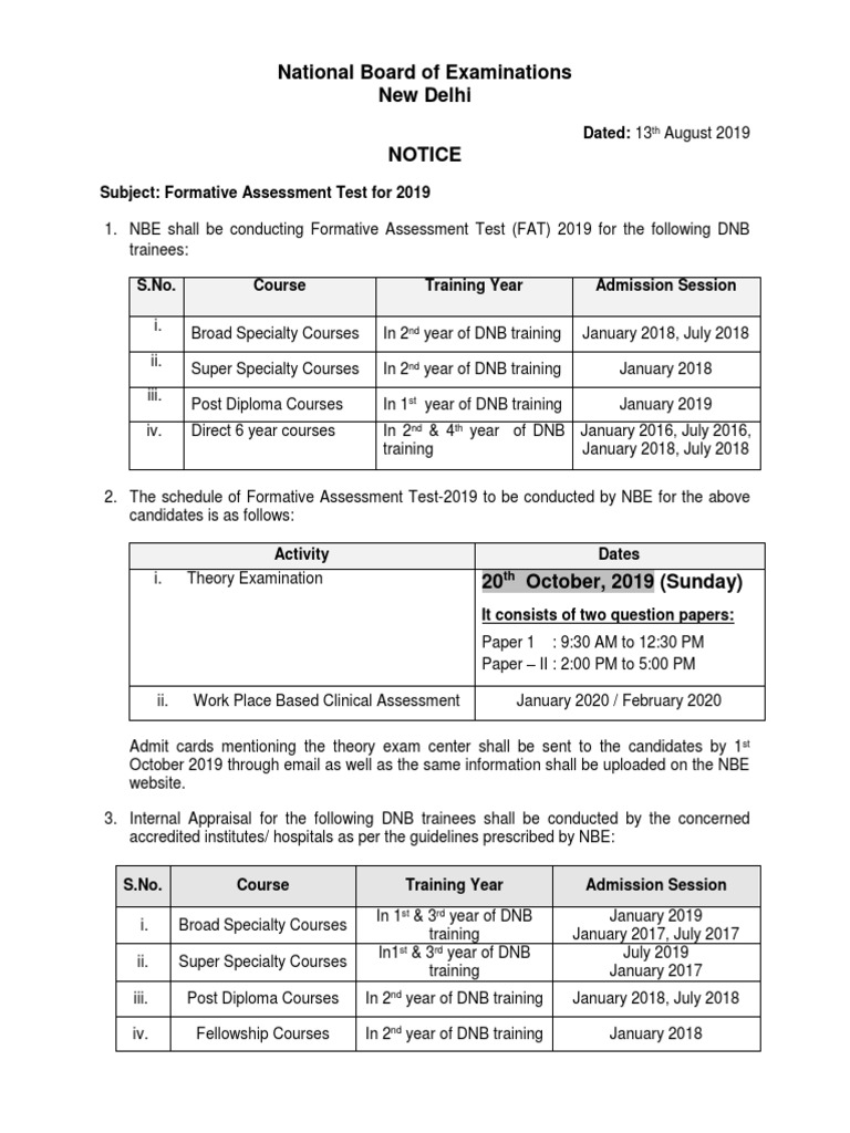 Public Notice-FAT Initial Notification PDF | PDF | Educational Stages ...