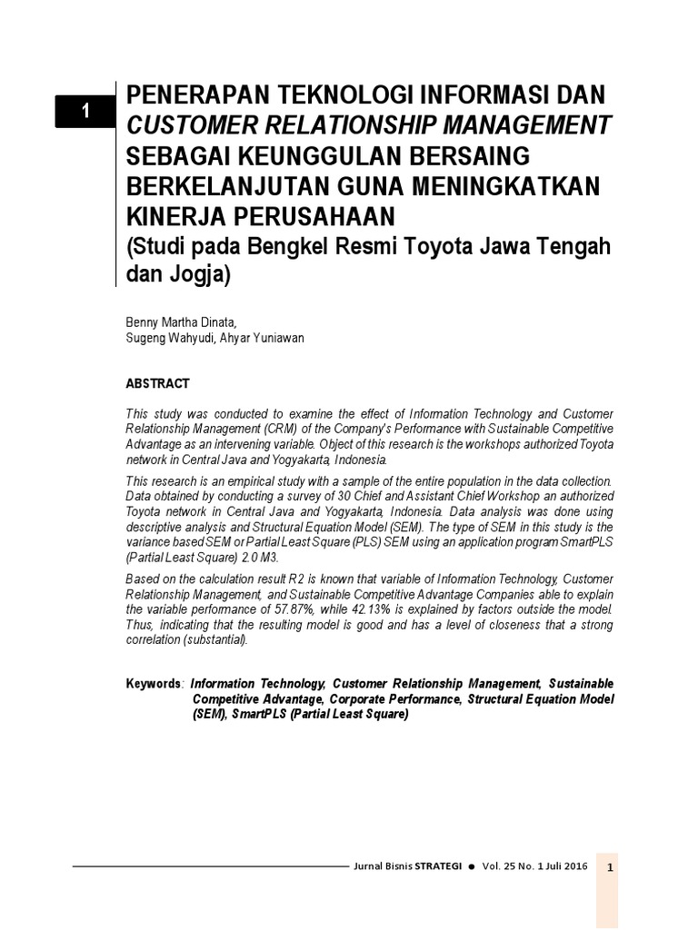 Customer Relationship Management | PDF | Structural Equation Modeling ...