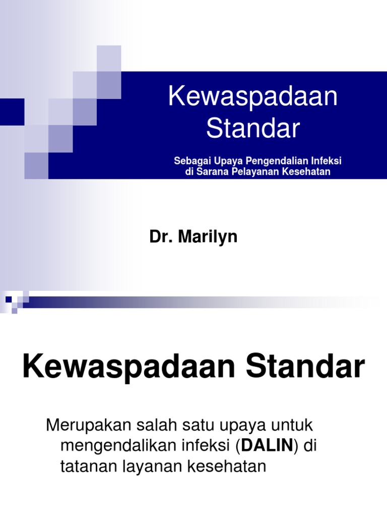 Kewaspadaan Standar Ppi | PDF