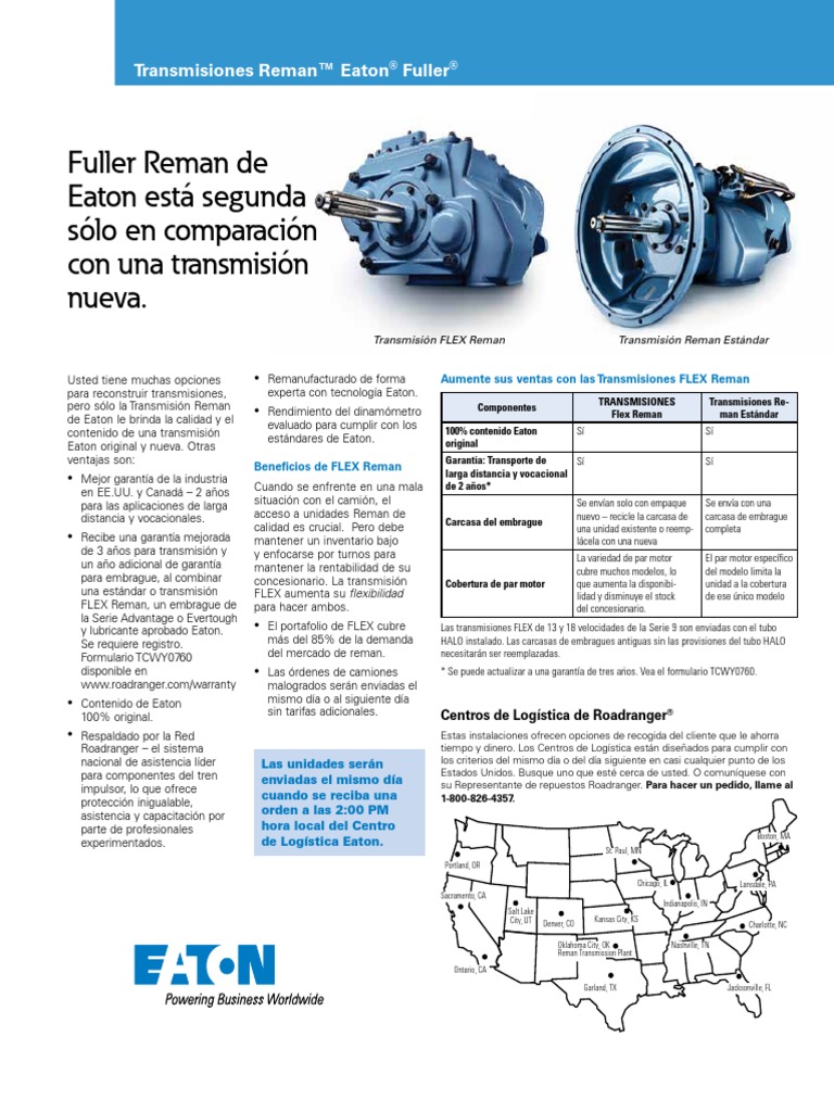 Transmisiones Fuller | PDF | Software | Fabricación e ingeniería