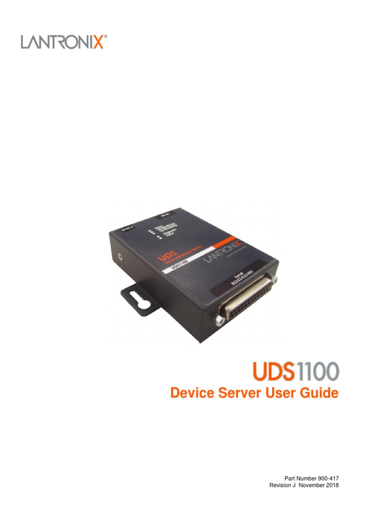 UDS1100 - UG - Configuracion de Lantronix PDF | PDF | Ip Address | Port ...