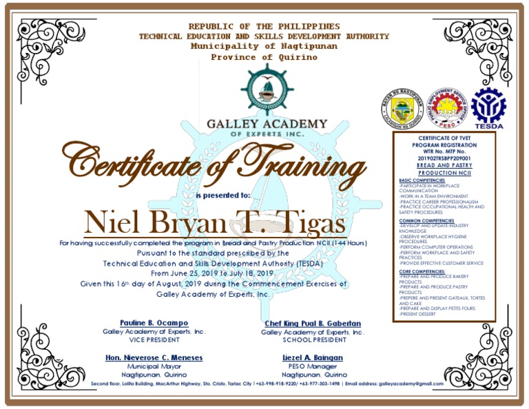 Nagtipuna Cert Training 2019 BPP | PDF | Business