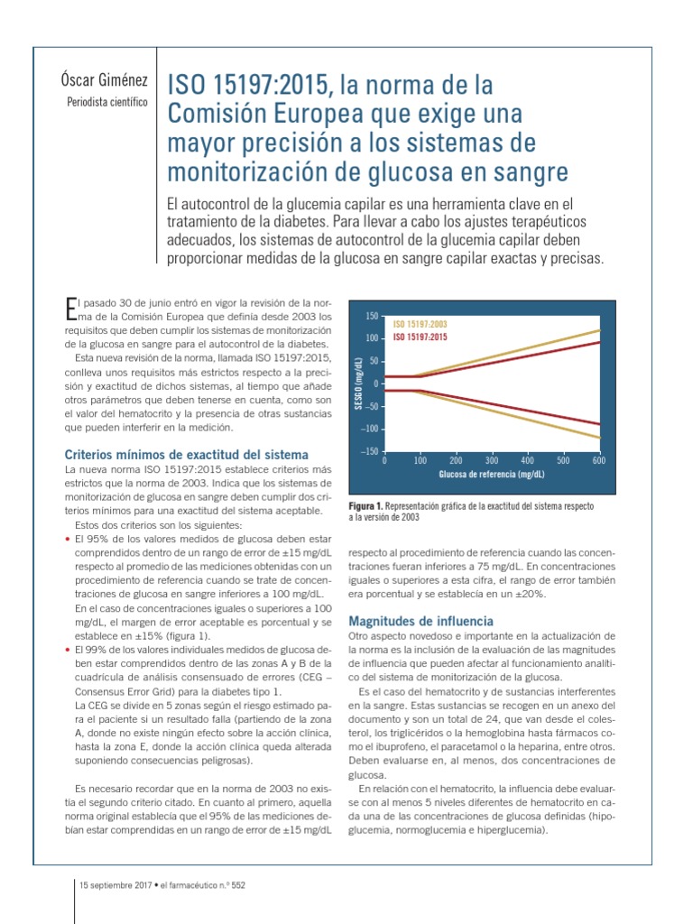 Iso 15197 2015 | PDF | Diabetes mellitus | Medición