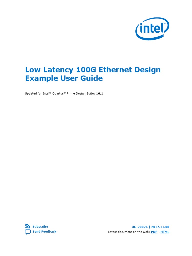 Low Latency 100G Ethernet Design | PDF | Field Programmable Gate Array | Hardware Description ...