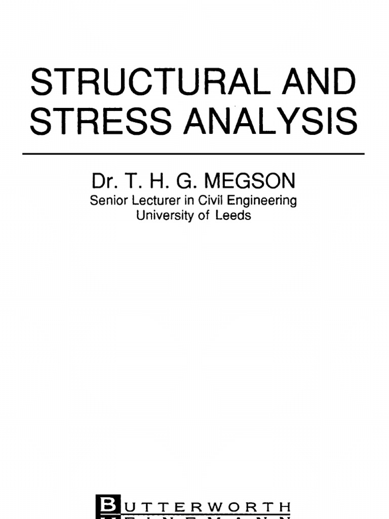 Structural and Stress Analysis: Dr. T. H. G. Megson | PDF