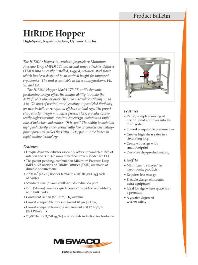 Hi Ride Mud Hopper | PDF | Pipe (Fluid Conveyance) | Nozzle