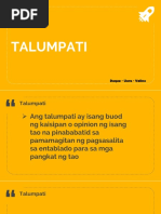 Powerpoint Talumpati | PDF