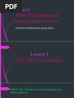 Legal Bases of Teaching Profession | PDF | Teachers | Academic Degree