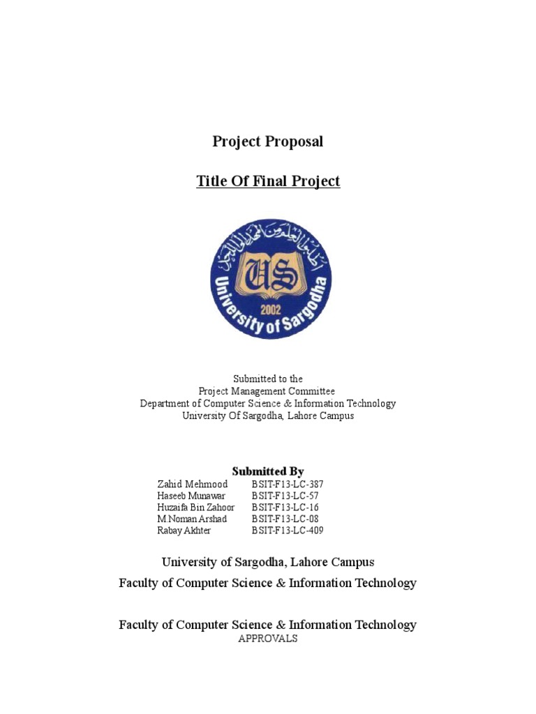 Project Proposal Title of Final Project | PDF | Android (Operating ...