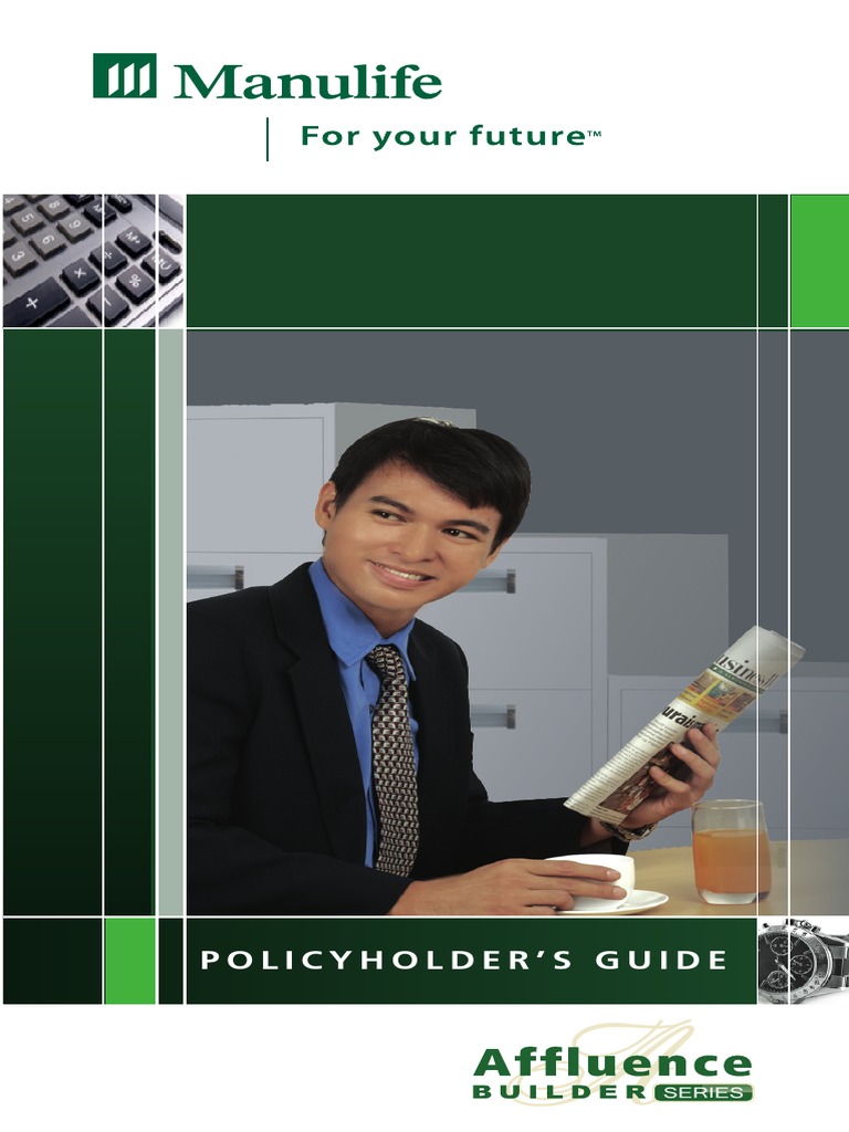 MANULIFE Policy Holder's Guide | PDF | Insurance | Cheque
