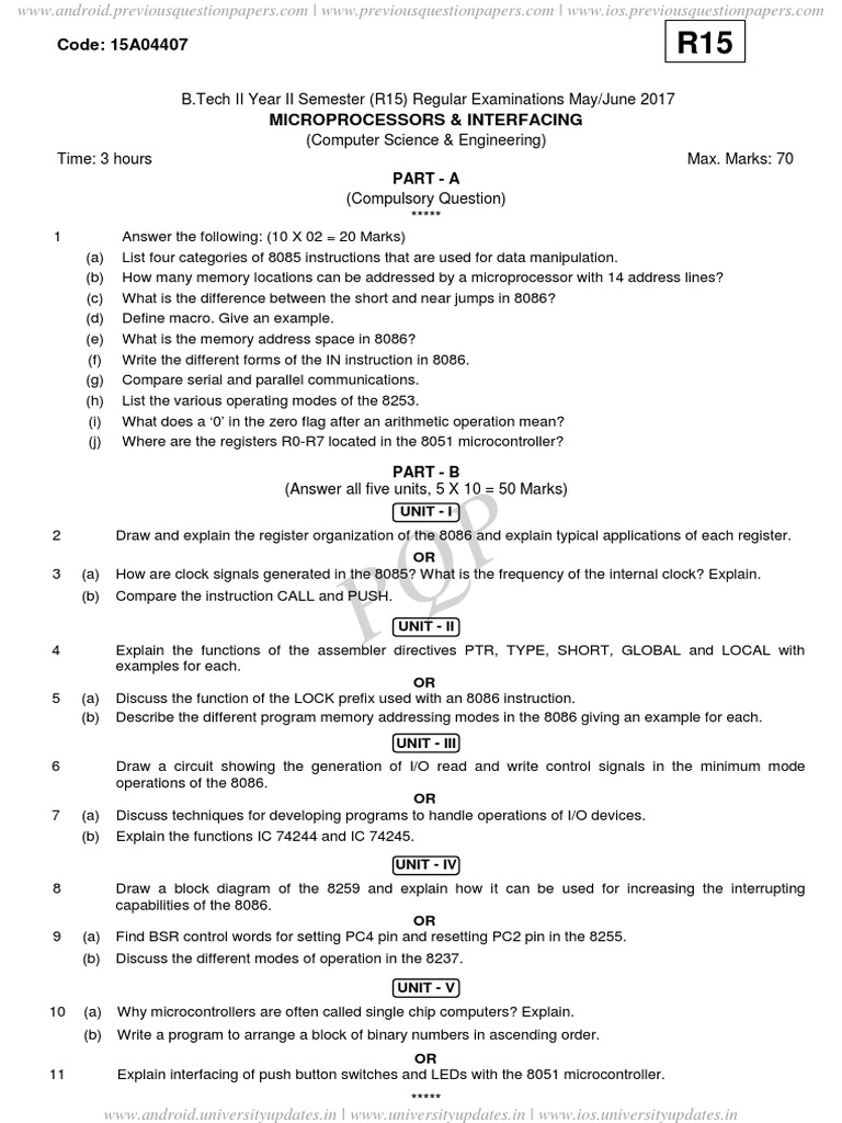 5441 Microprocessors & Interfacing | PDF | Computer Hardware | Computer ...