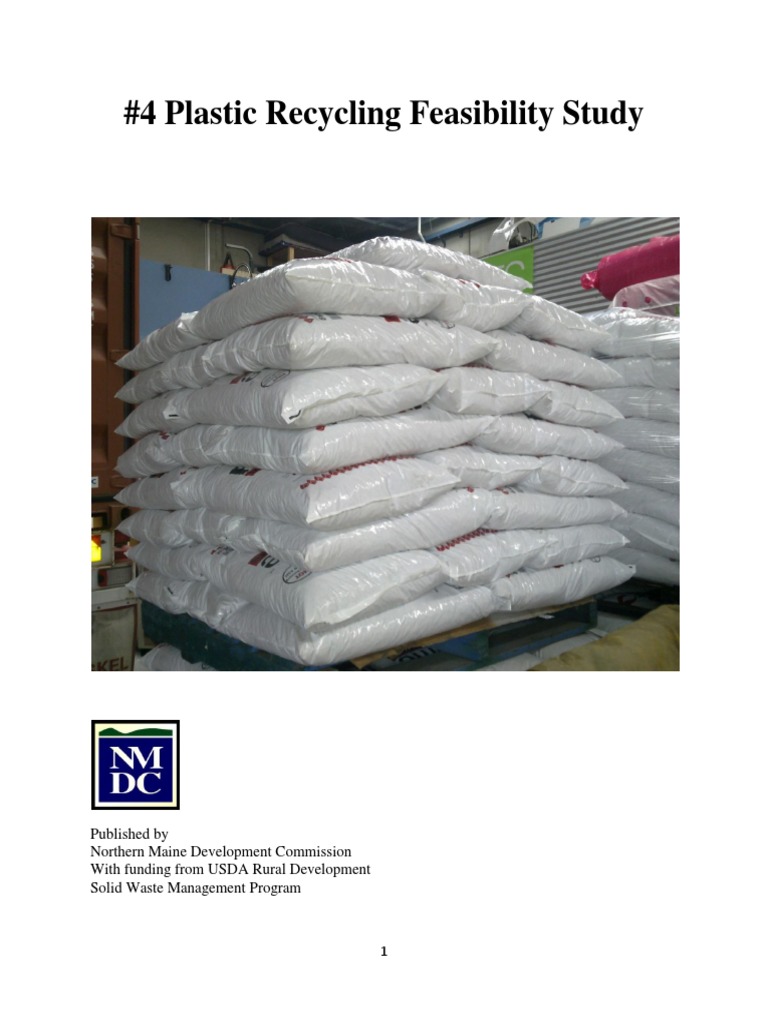 #4 Plastic Recycling Study in Northern Maine | PDF | Municipal Solid ...