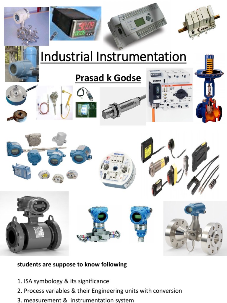 Industrial Instrumentation | PDF | Instrumentation | Sensor