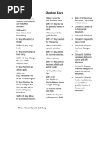 SAP Standard Toolbar Buttons: Button Keyboard Shortcut Description | PDF | Keyboard Shortcut ...