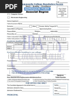Student Admission Form | PDF