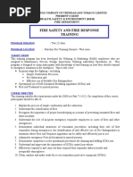 Fire Department Training Plan Template | PDF | Firefighter | Dangerous ...