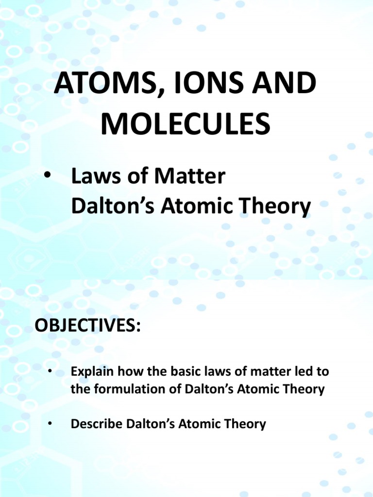 Laws of Matter | PDF | Chemical Reactions | Chemical Compounds