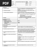 Detailed Lesson Plan For SHS | PDF | Learning | Teachers