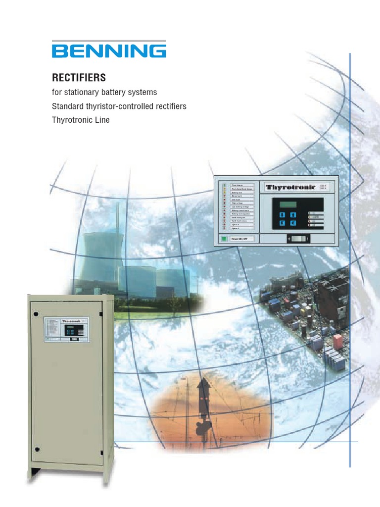 2.thyrotronic Rectifier | PDF | Battery Charger | Rectifier