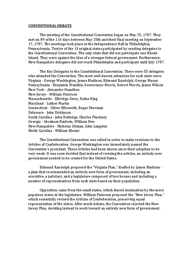 Us Govt | PDF | Constitutional Convention (United States) | United ...