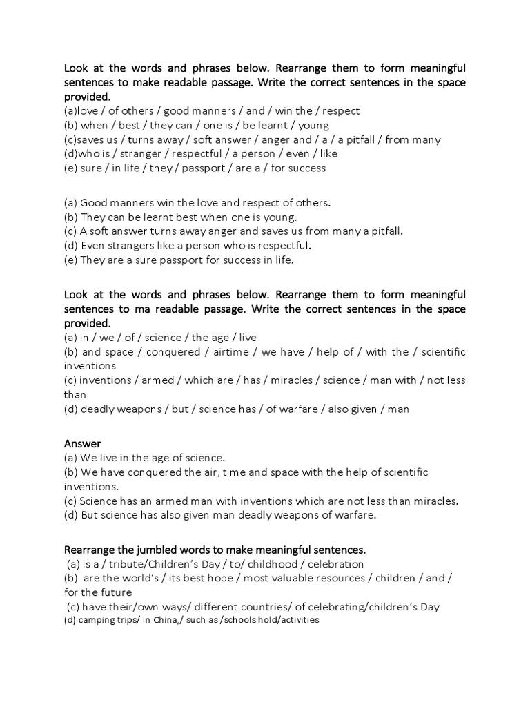 Jumble Words | PDF | Stephen Hawking