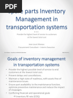 Spare Parts Management and Classification | PDF | Inventory ...
