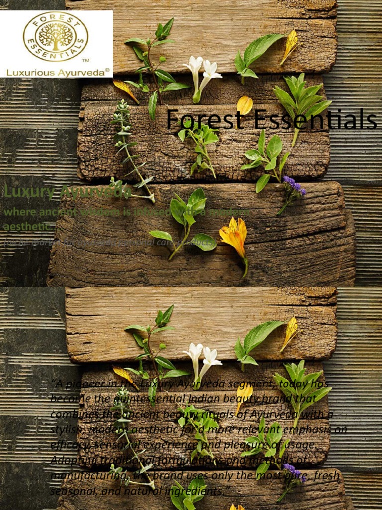 Forest Essentials | PDF | Advertising | Mass Media