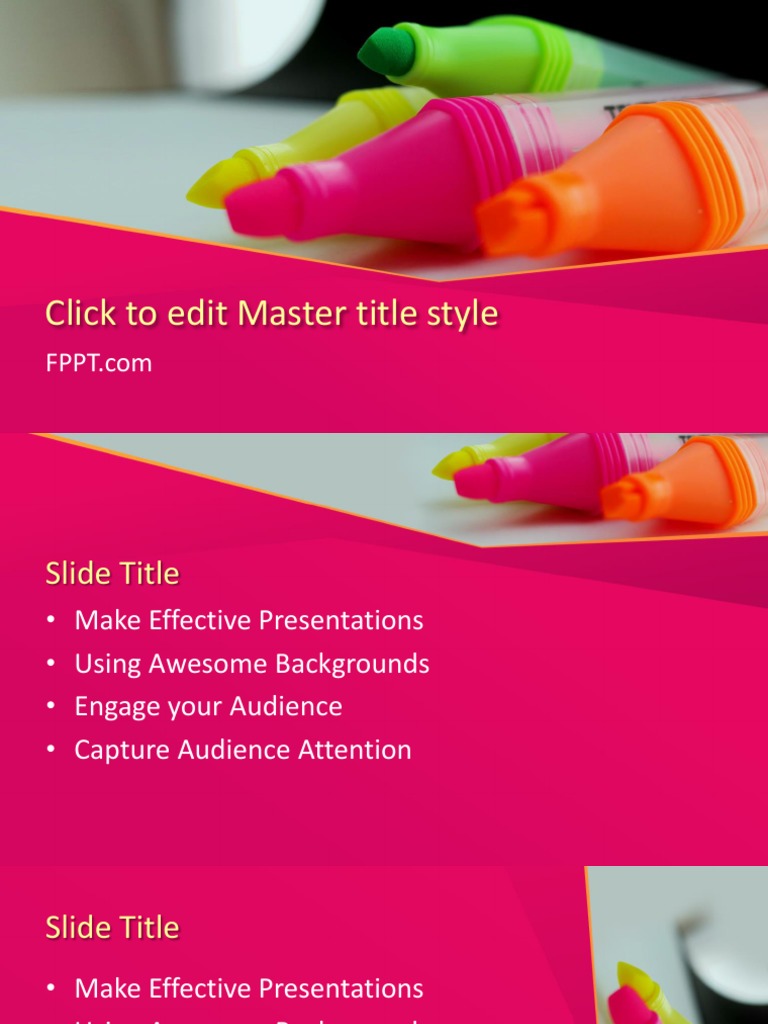 Markers Template 16x9 | PDF