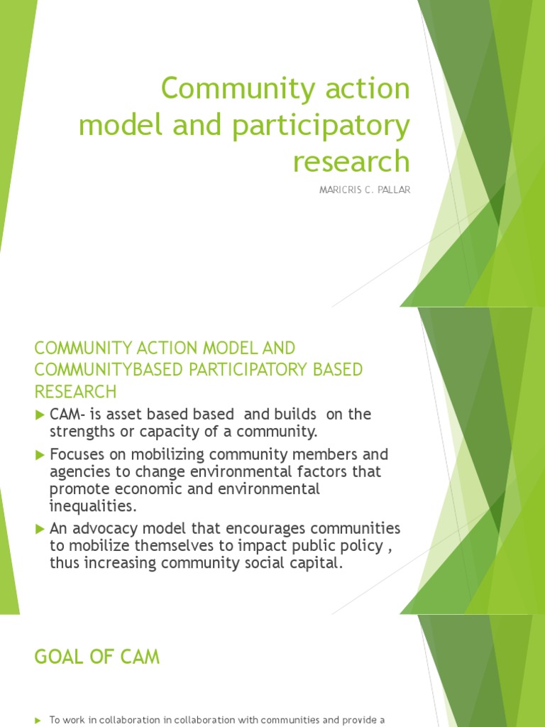 Community Action Model for Health Equity | PDF | Community | Evaluation