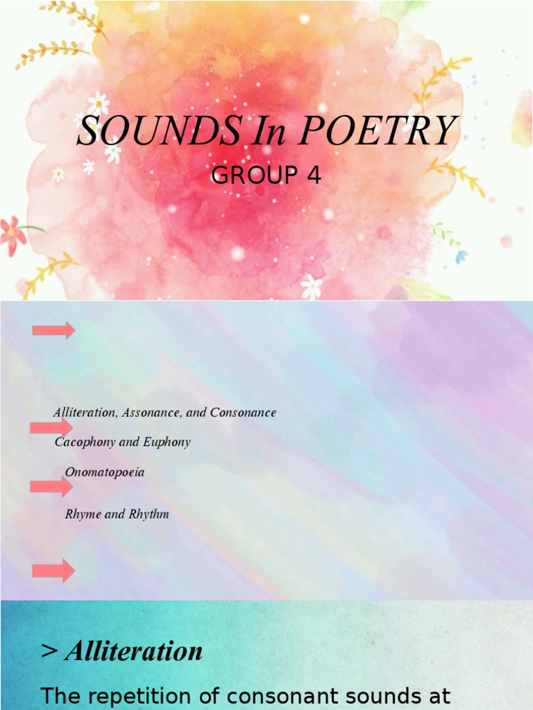 Exploring Sound Techniques in Poetry: An Analysis of Alliteration ...