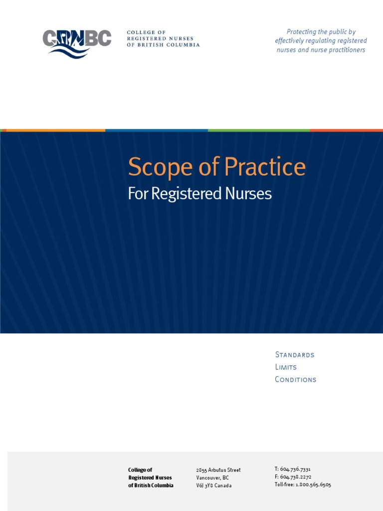 433 Scope For Registered Nurses | PDF | Nursing | Medical Diagnosis