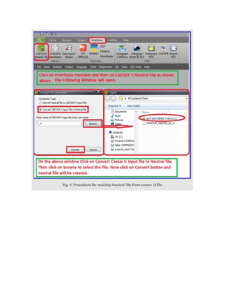 How to Convert Caesar File to Lower Version_ Caesar II